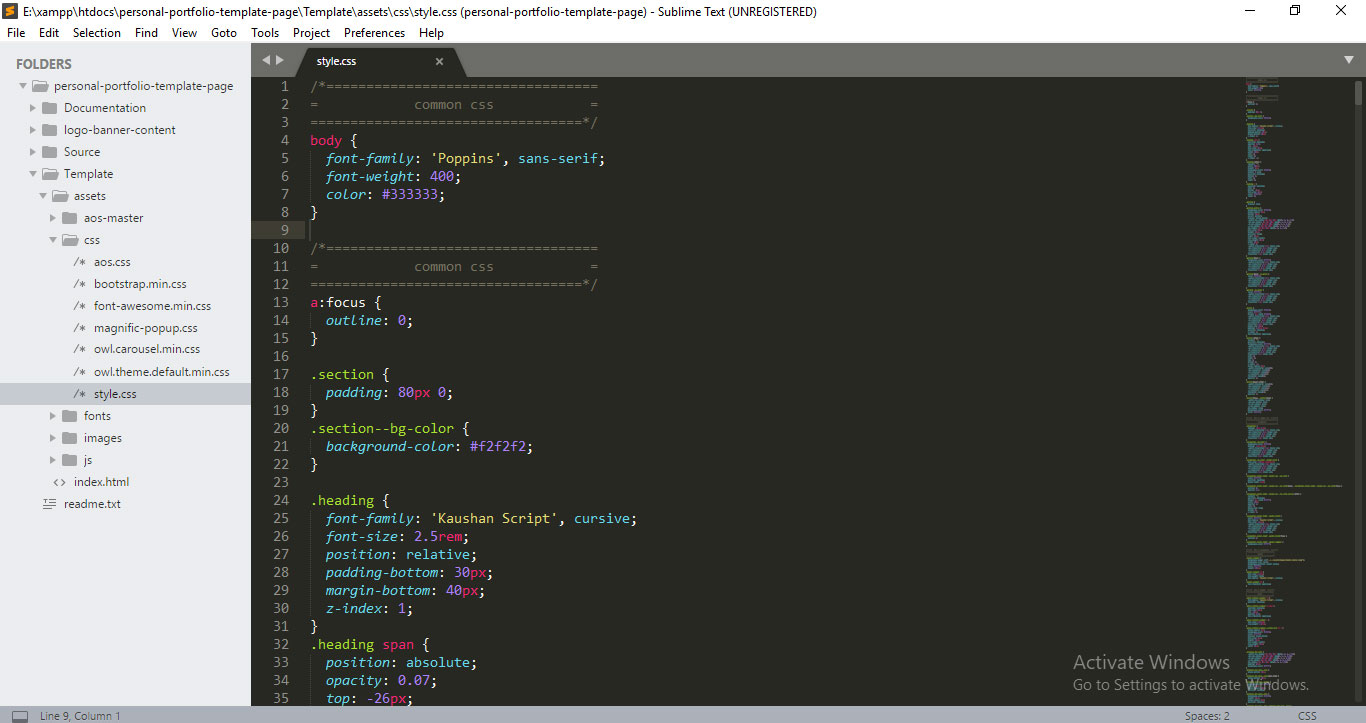 Fayil-Personal Portfolio Template | MakeWebetter Documentation