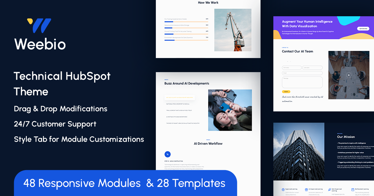 Weebio Technical HubSpot Theme Documentation | MakeWebBetter