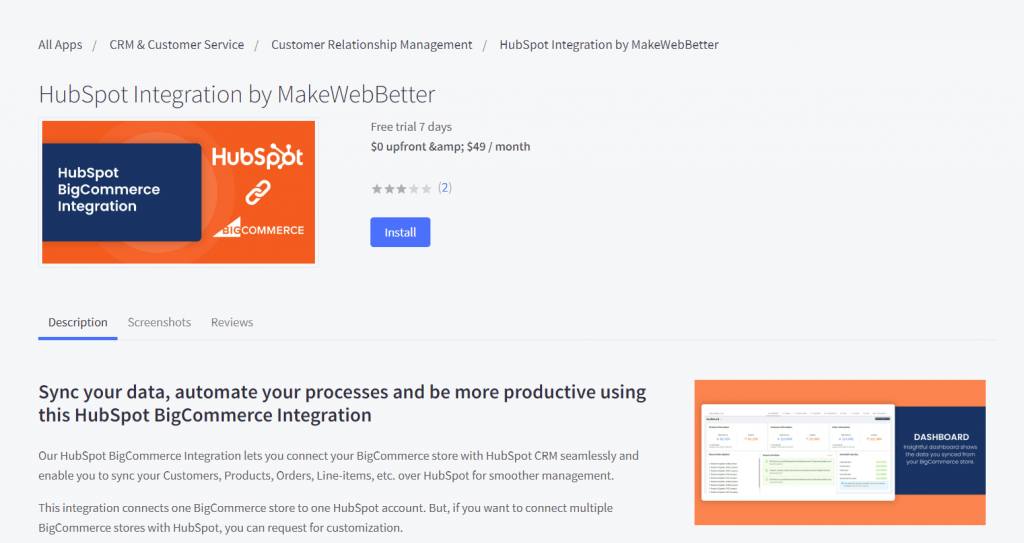 HubSpot BigCommerce Integration Setup Guide | MakeWebBetter