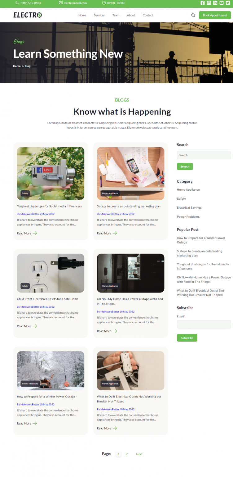 Electro HubSpot Theme Documentation | MakeWebBetter
