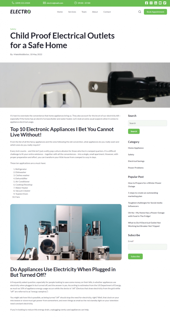 Electro HubSpot Theme Documentation | MakeWebBetter